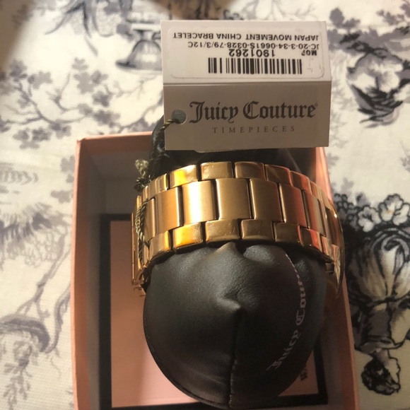 Juicy Couture | Jewelry | Juicy Couture Stella Crystal Rose Gold Tone ...